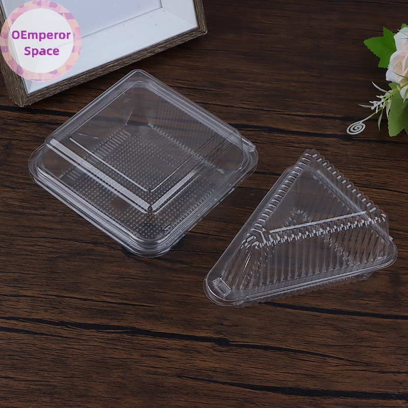 OEmperor 10Pcs Triangle Square Cheesecake Box Pie Holders Cake Boxes ...