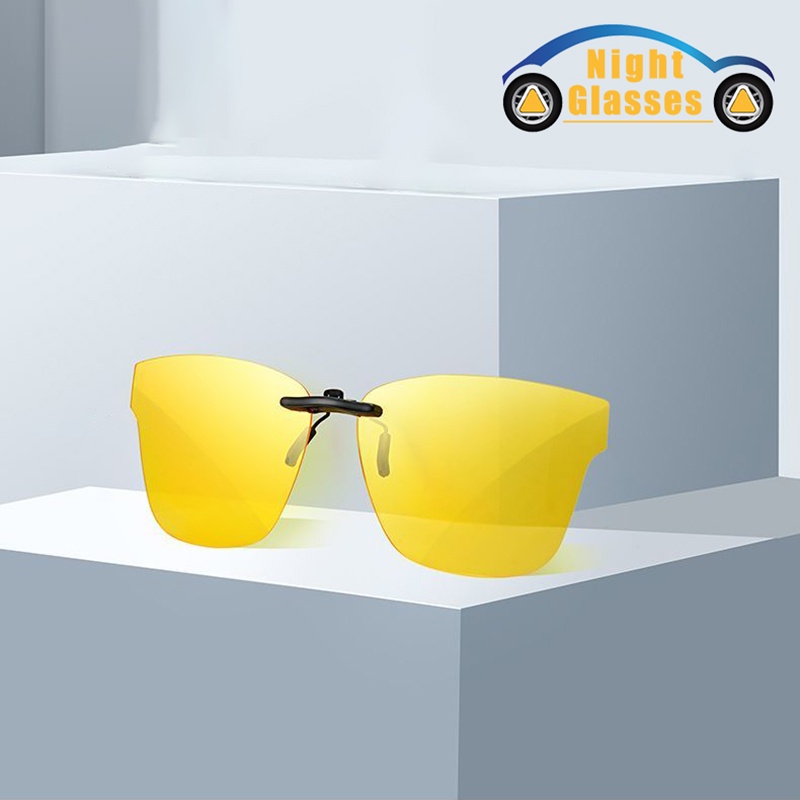 Butterfly Night Vision Glasses Polarized Yellow Lenses Clear Vision ...