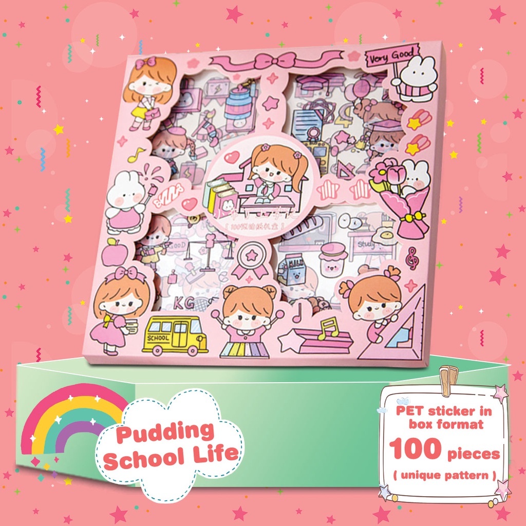 100PCS Cute Guka Stickers Kawaii Cartoon Stickers Children's Notebook ...