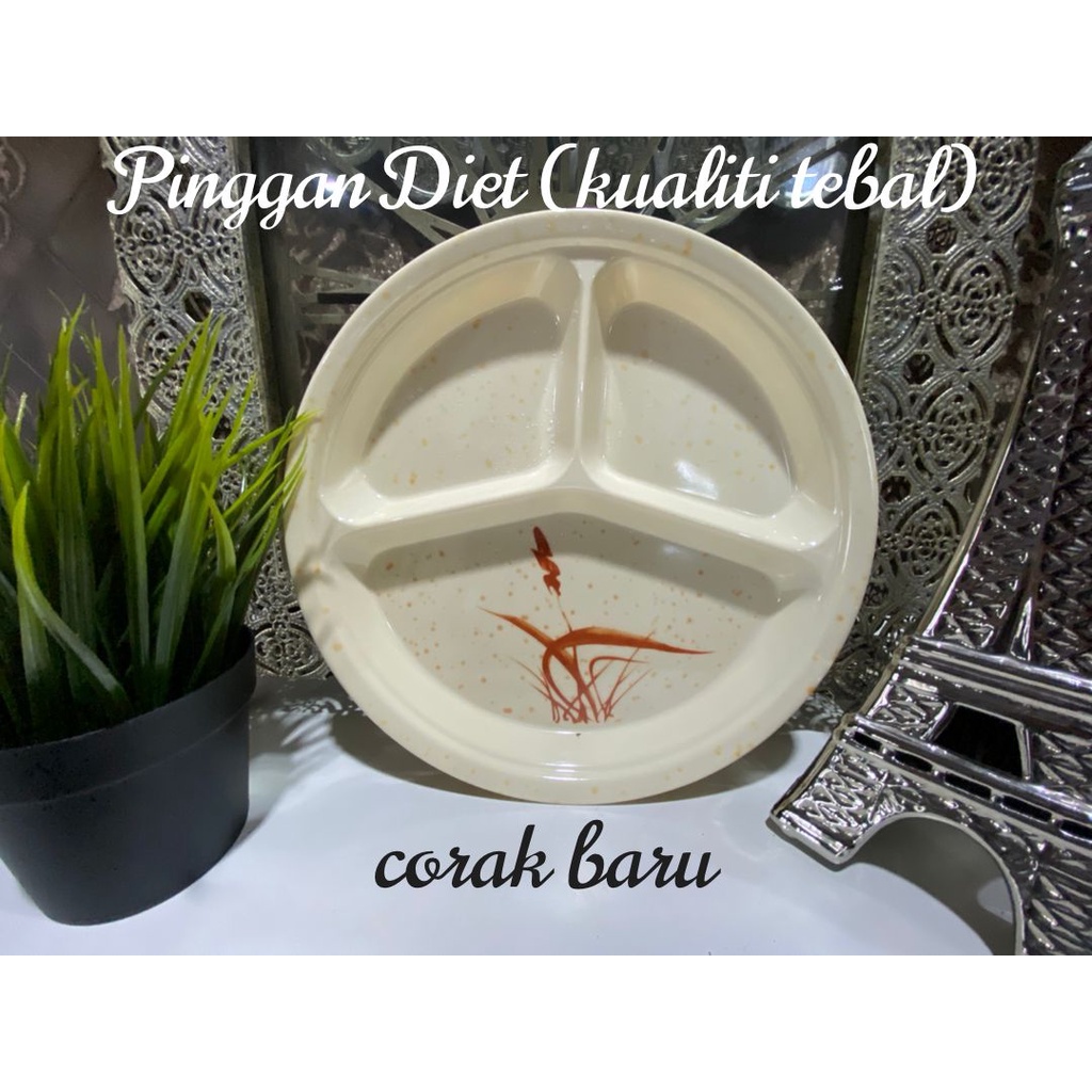 Pinggan Diet SIHAT Half Tribe Diet HEALTHY Diet FOOD PLATE VIRAL Half ...