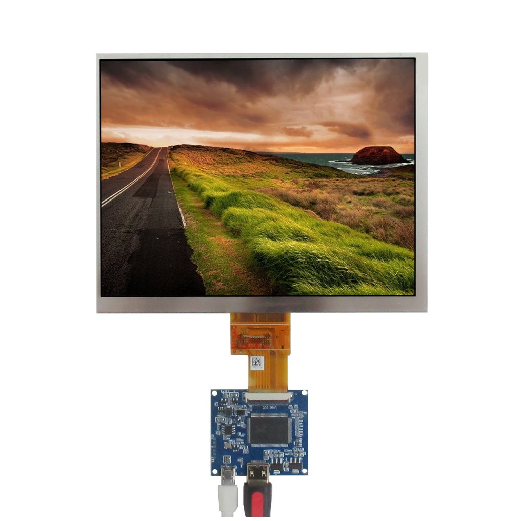 8 Inch IPS 4:3 LCD Screen Display And Driver Control Board Mini HDMI ...