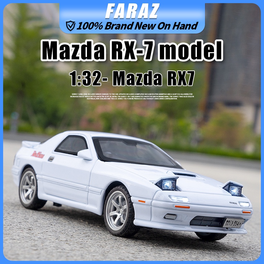Model Cars Mazuda RX7 Toy Vehicles Car Model Miniature Scale Model Car ...