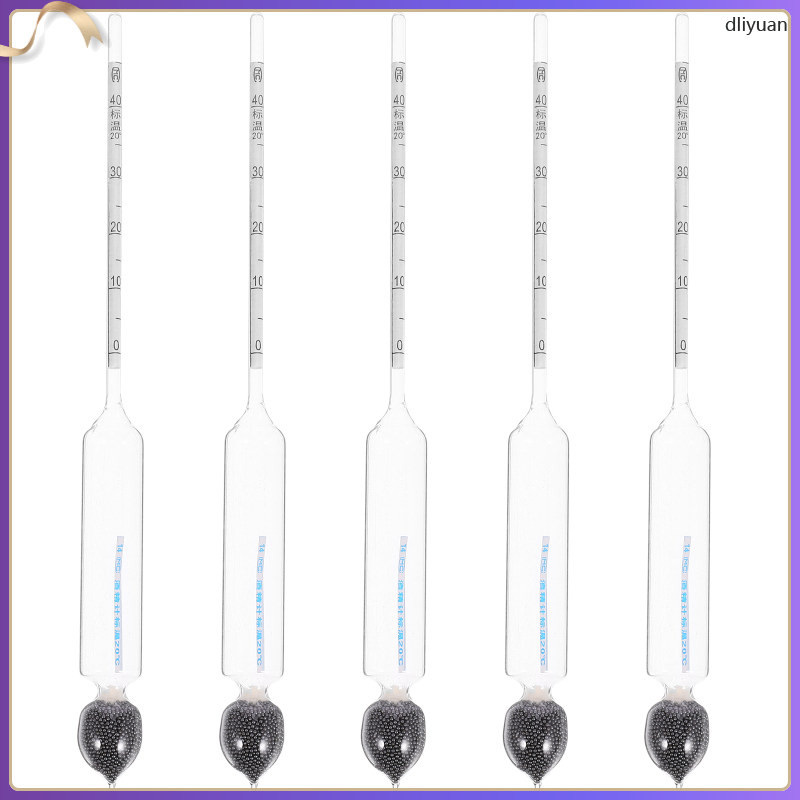 Alcohol Content Meter 5 Pcs Thermometer Percentage Tester Wine ...