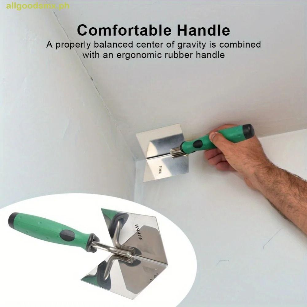 ALLGOODSMX Corner Trowel, Flexes 90 Degree Corner Stainless Steel Putty ...