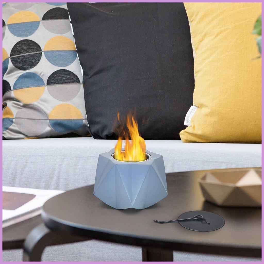 Mini Fire Pit Cement Alcohol Brazier Fire Pit With Adjustable Flame ...