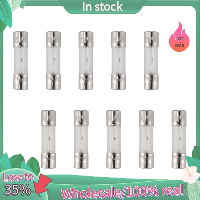 10 Pcs 250V 3A 3Amp Slow Blow Glass Fuses Tubes 5mm x 20mm | Shopee ...