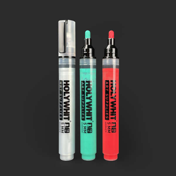 Highlighter 5MM Round Tip Graffiti Paint Pen Marker Marker Signature ...