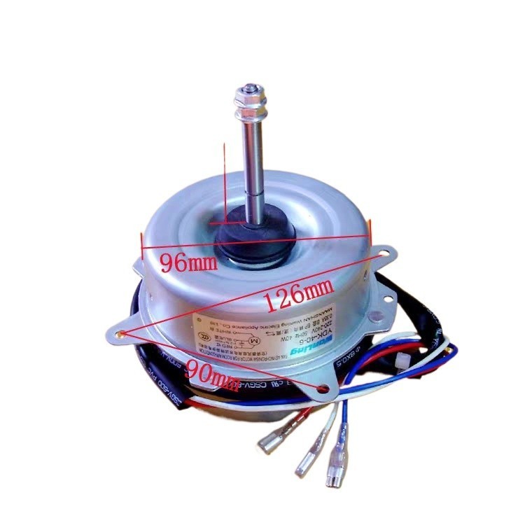 Air conditioner external fan motor YDK-40-6 forward and reverse rotation universal 1 1.5p2P ...