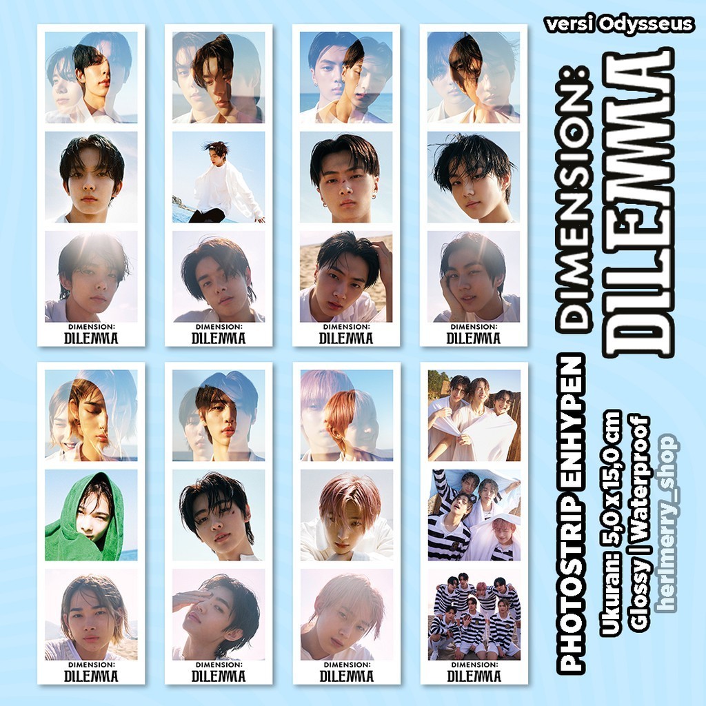 Photostrip Enhypen Dimension Dilemma version Odysseus ENHA Merchandise ...