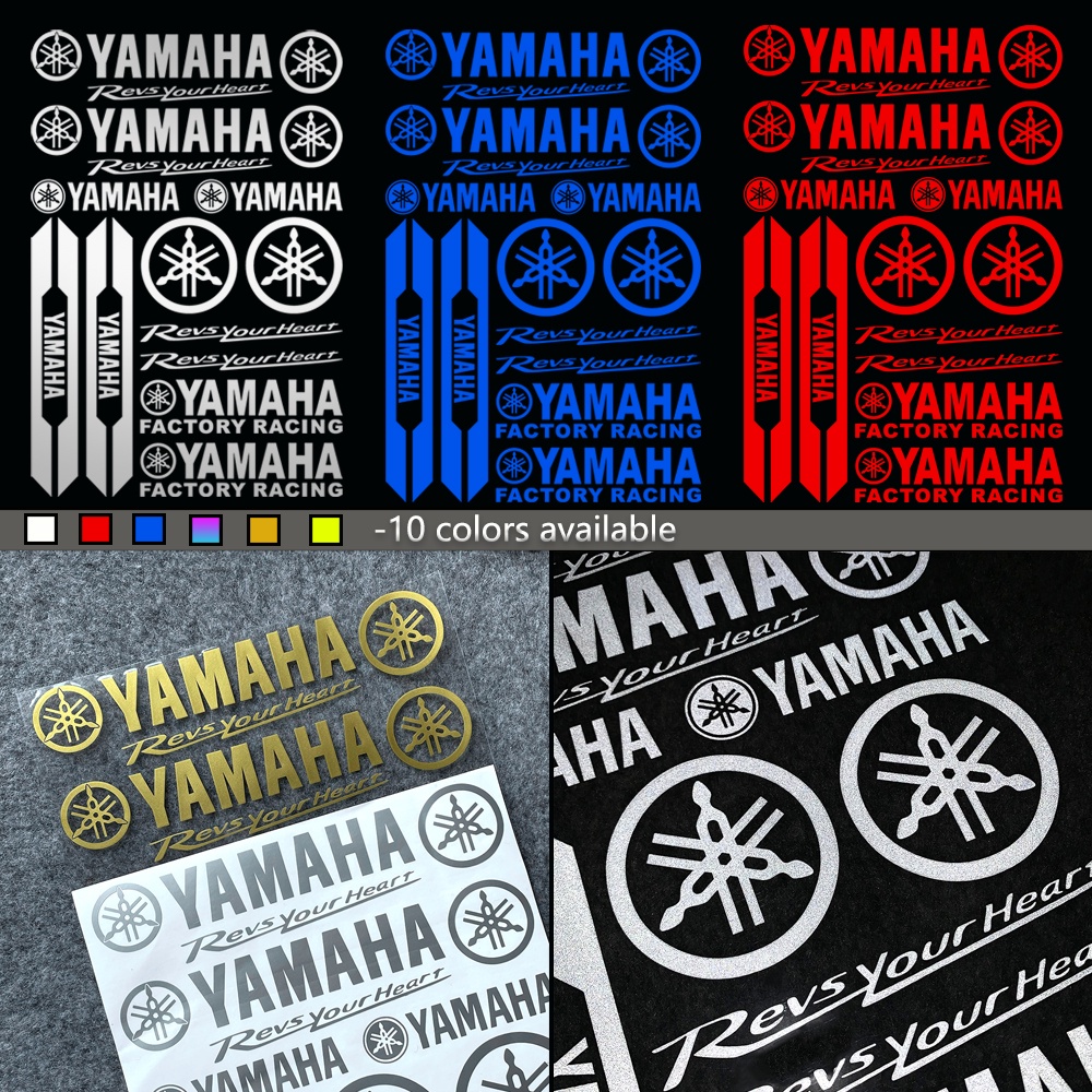 Reflective Yamaha Logo Emblem Motorycle Stickers Revs Your Heart ...