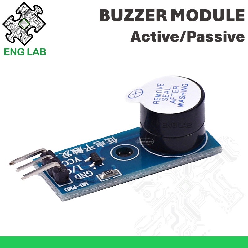 ENGLAB★Active And Passive Buzzer Module, Low Level Trigger, Beeper ...