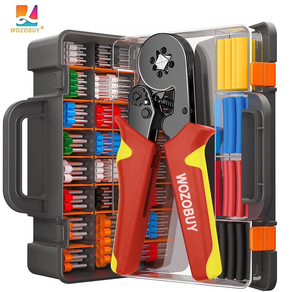 Ferrule Electrical Terminal Crimping Wire Tools Pliers Crimper HSC8 6-6A 6-4A Push Connectors ...