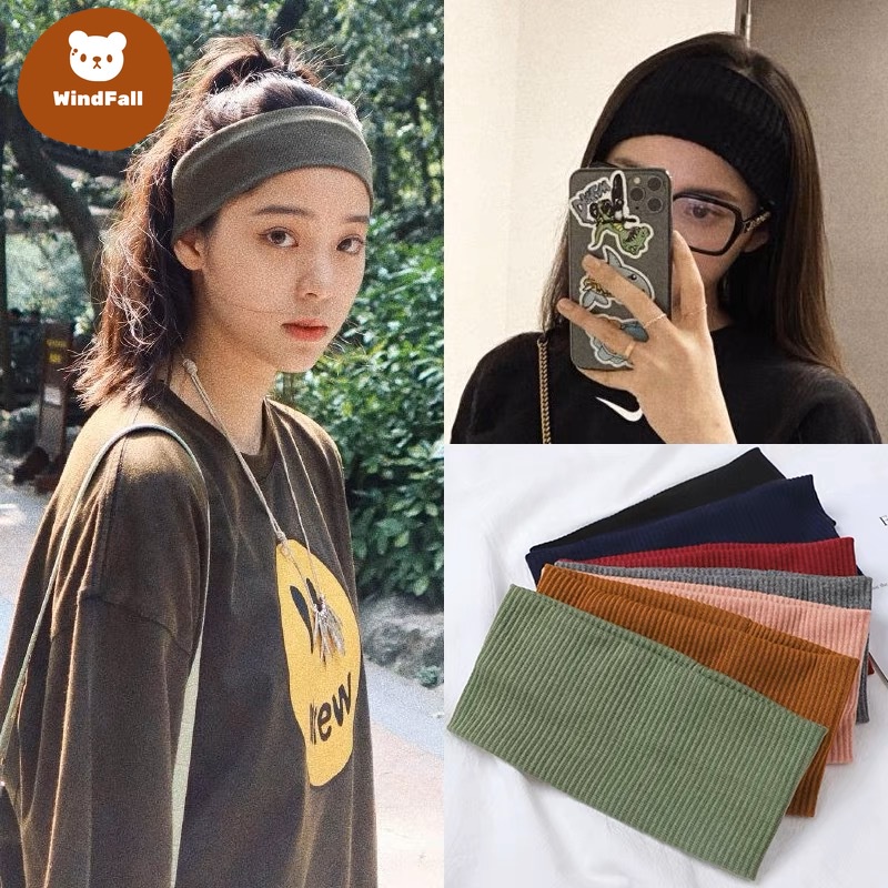 【WindFall】Stretchy Soft Running Headbands, Lightweight Elastic Exercise ...