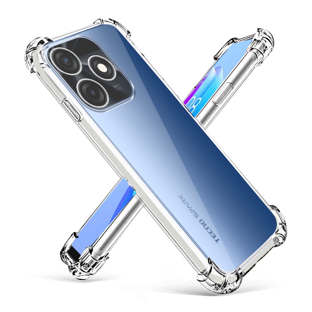 For Tecno Spark 10 Spark 10c Case Ki5k Clear Shockproof Silicone Soft Cover For Tecno Spark10