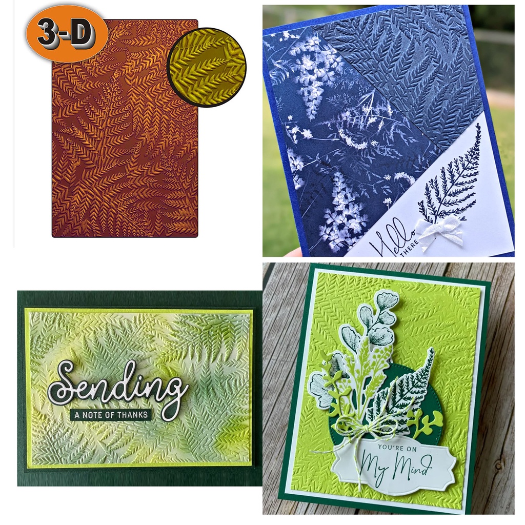 3D Embossing Folder Leaves Pattern Scrapbooking Supplies Craft ...