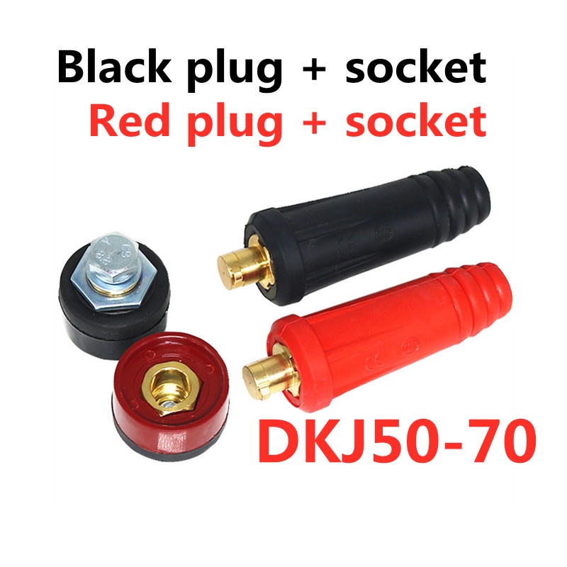 4PCS DKJ50-70 Welding CableConnector Plug Quick Fitting Male+Female ...