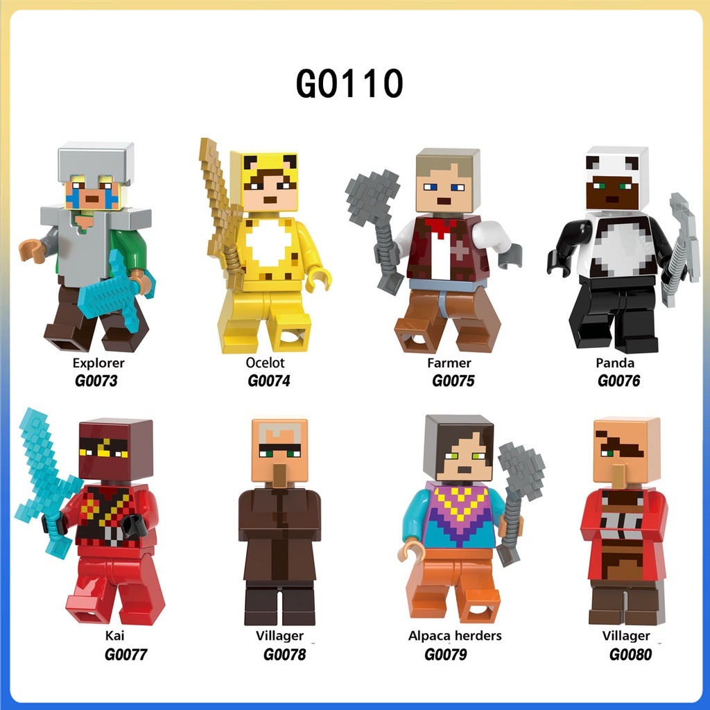 Children's Assembly Toys My World Building Block minecraft Toys ...