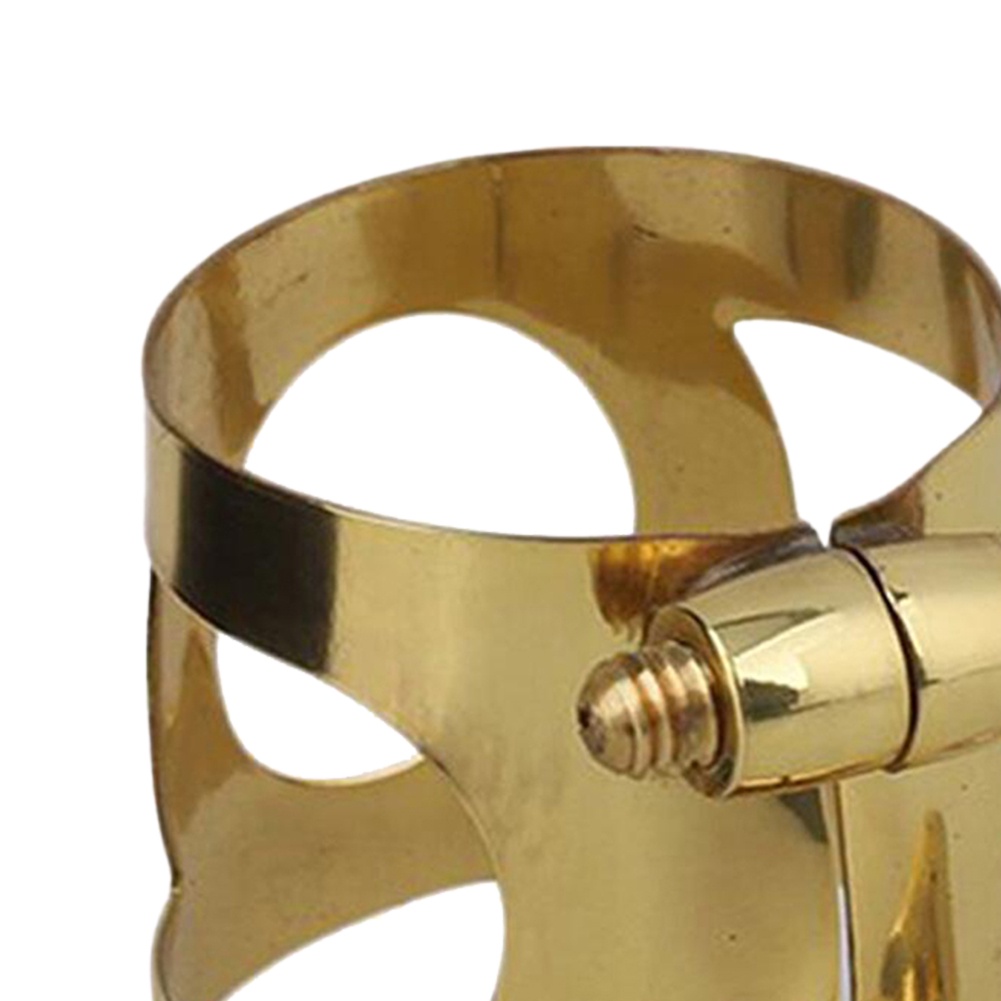 Sax Saxophone Mouthpiece Clamp Clip with Screws Alto Saxophone Ligature ...