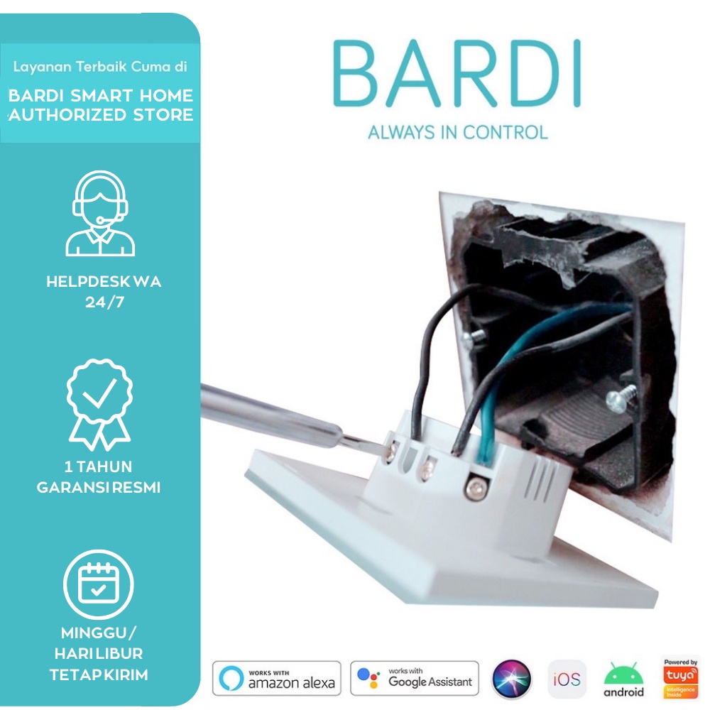 Bardi Installation/Installation Of Smart Wall Switch per 1 Unit ...