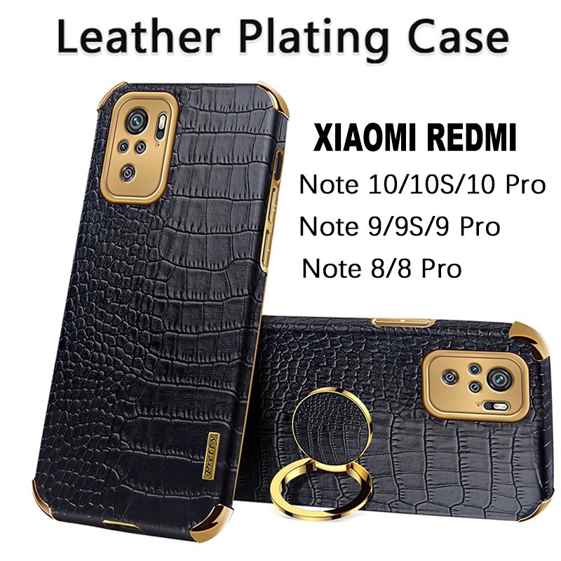Crocodile Pattern Casing Redmi Note 10 Case 10 Pro 10S 9 Pro 9S 8 Pro ...