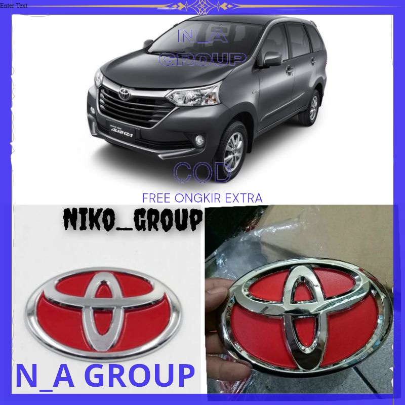 2016-2018 Toyota Front Avanza Emblem Logo | Shopee Philippines