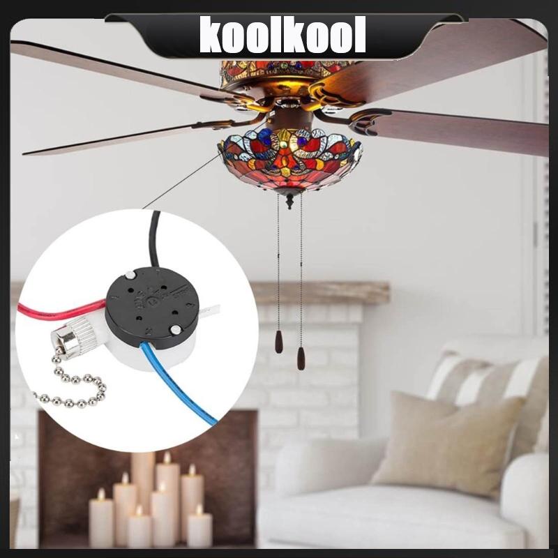 kool Ceiling Fan Switchs Zings Ear ZE-208s with 4 Pre-Installed Wires 3 ...