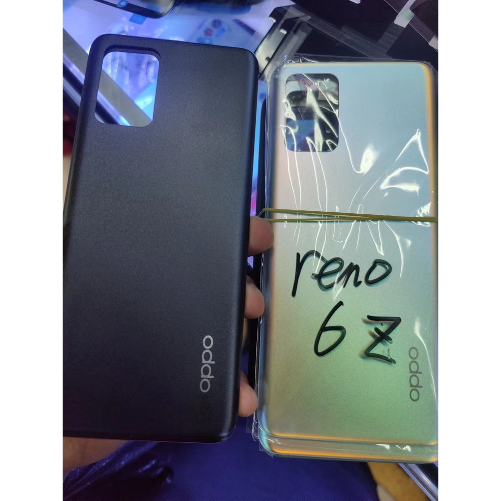 For OPPO Reno6 z Back Battery Cover For OPPO Reno 6Z 5G Back Glass ...