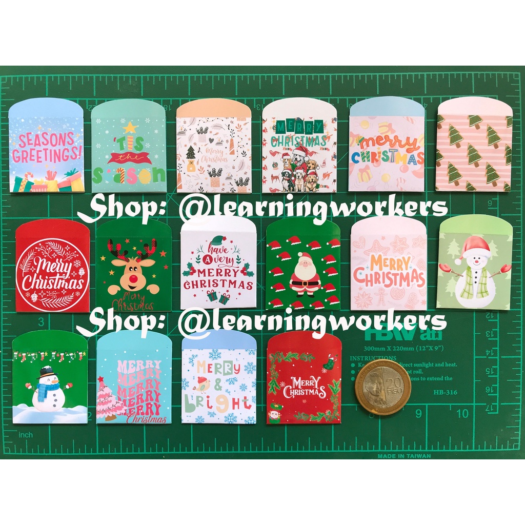 8pcs/pack coin and money envelope angpao for christmas | Shopee Philippines