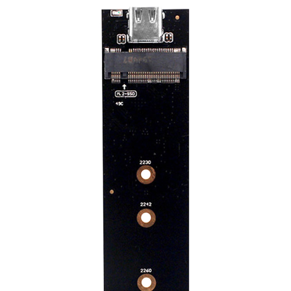 M.2 To USB 3.1 Type C Converter Adapter SATA/NVME for 2230 2240 2260 ...