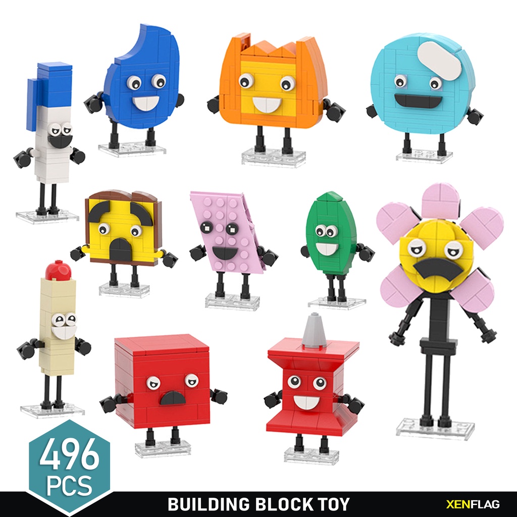 Battle for Dream Island BFDI combination Building blocks for children's ...