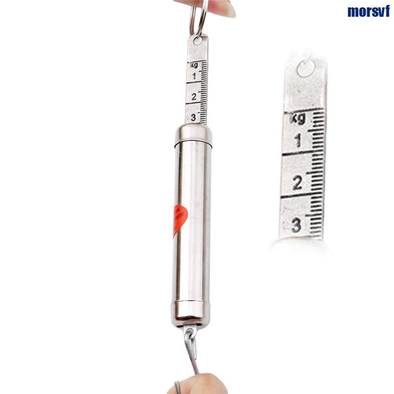 Mechanical Spring Scale Tension Scale 5kg Dynamometer Tube Scale Hook ...
