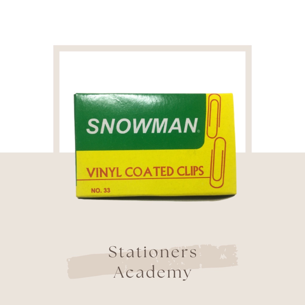 Snowman Paper Clip vinyl coated | Shopee Philippines