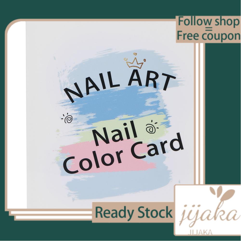 Jijaka Nail Color Card Book Tip Display 46 Colors for Art Works Women ...