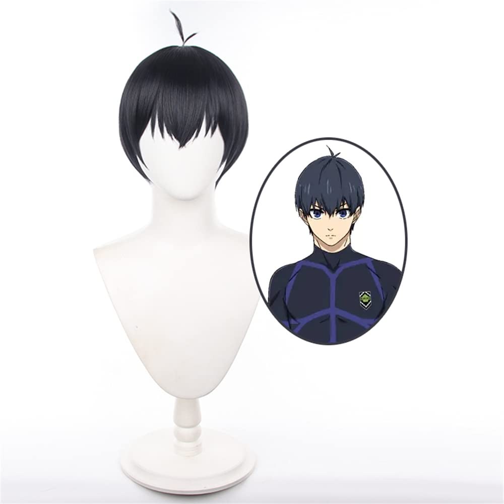 Isagi Yoichi Cosplay Wig BLUE LOCK 28cm Cosplay Anime Wigs Heat ...