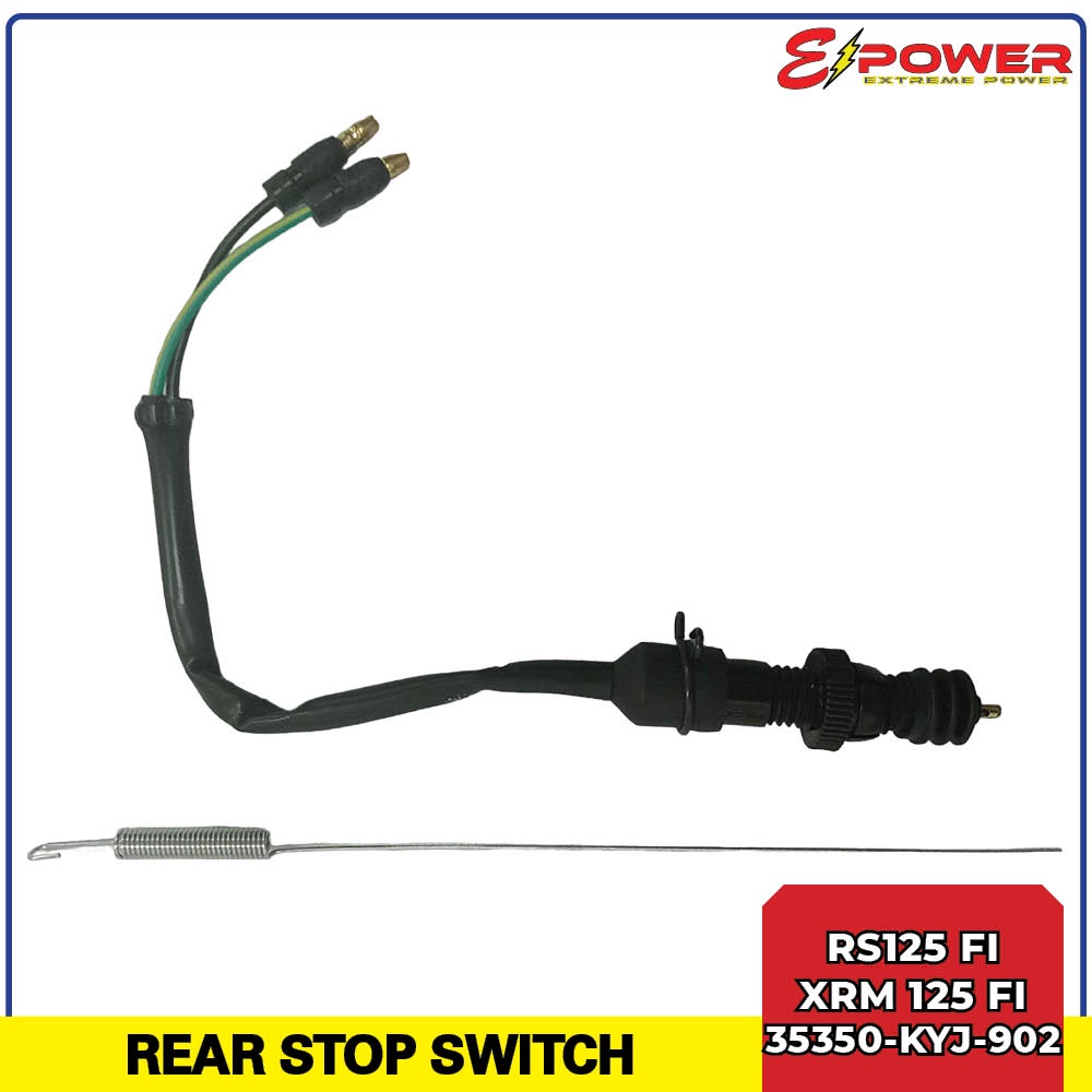 E-POWER RS125 FI, XRM 125 FI Rear Stop Switch Set [35350-KYJ-902 ...