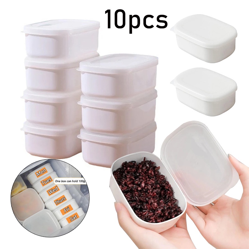 1-10Pcs Rice Sub Packaged Boxes / 280ML Refrigerator Storage Box / Food ...
