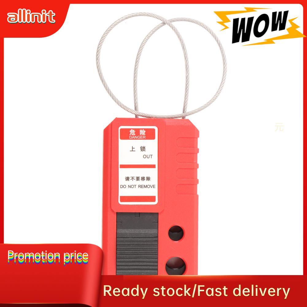 Allinit Power Insulation Safety Lock Lockout Tagout Cable Stainless ...