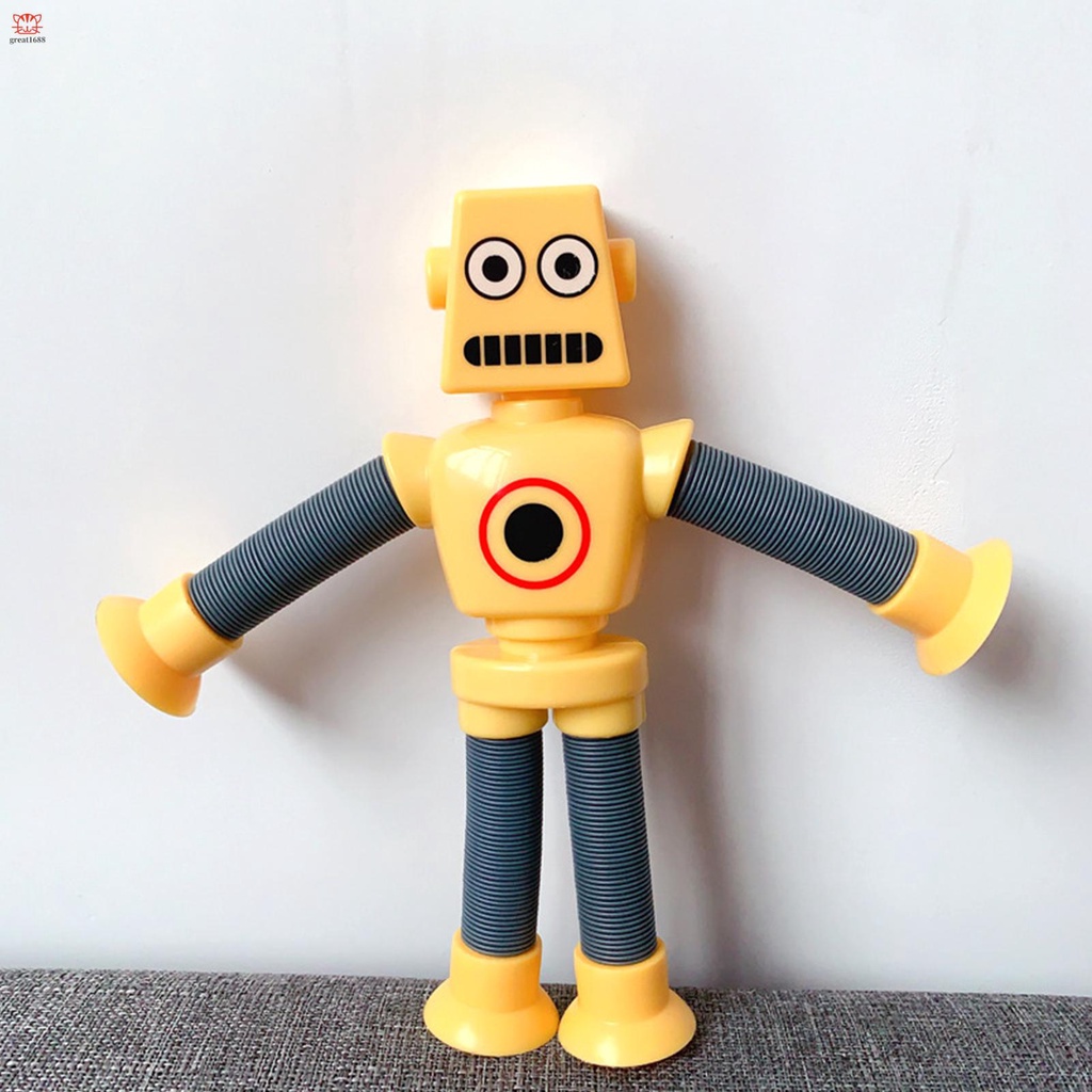 Shape-Changing Robot Telescopic Tube Toy Fidget Tubes Sensory Robot Toy ...