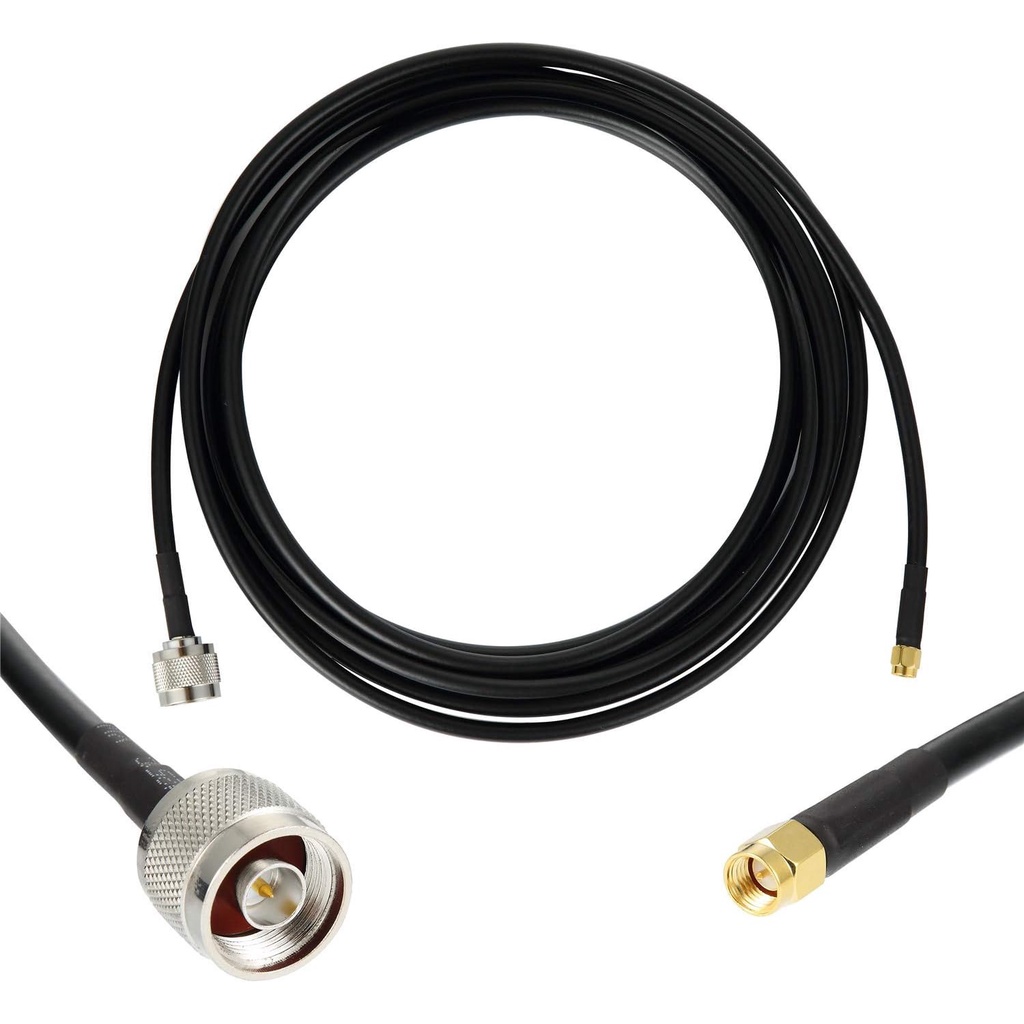 SMA Male to N Male Pure Copper Cable S-LMR-240Low Loss Coaxial for 3G ...