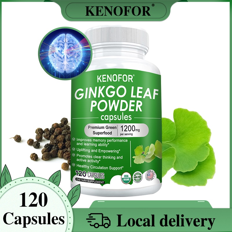 KENOFOR Ginkgo biloba supplement to improve memory and learning ...
