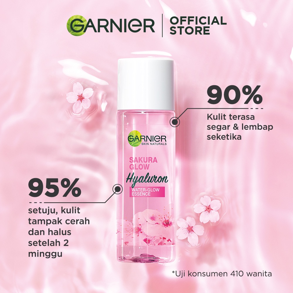 Garnier Sakura Glow Hyaluron Water Glow Essence | Shopee Philippines