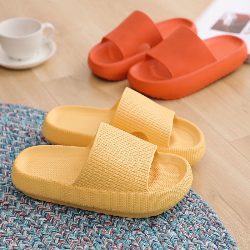 Platform Slippers Women's Summer Bathroom Bath Home Eva Soft Bottom ...