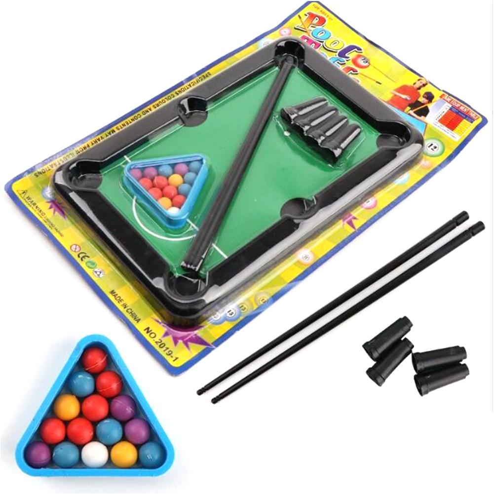 Mini Pool Table Toy Mini Tabletop Billiard Pool Table Game Toy Toy W4G9 ...