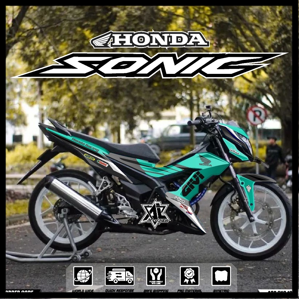 Honda SONIC 150R Fullbody Decal Sticker Fullblok Latest SONIC 150R ...