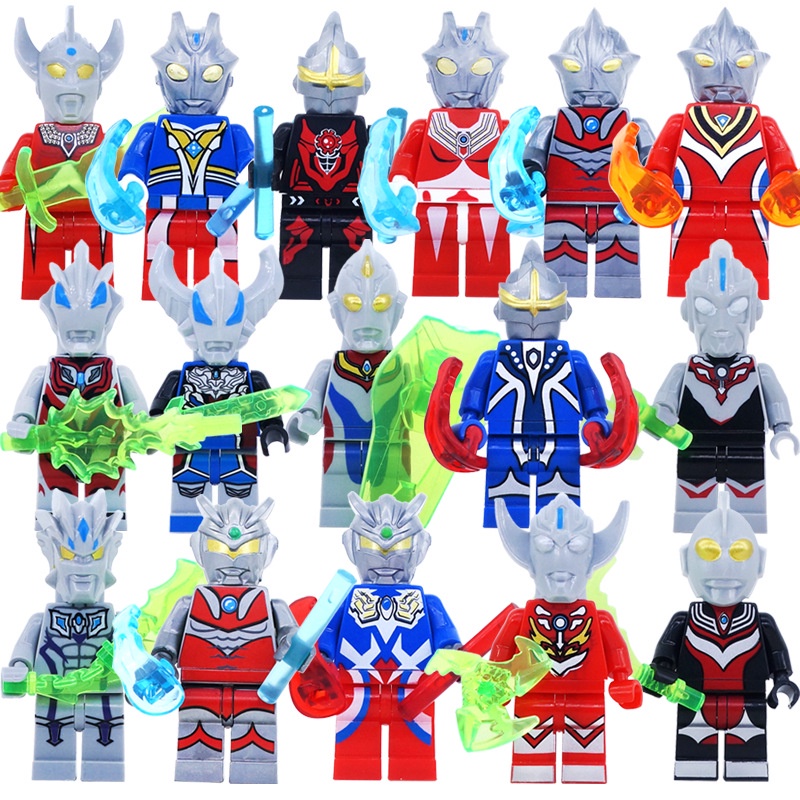 Building Blocks Ultraman Series Cosmic Giant Warrior of Light Dega ...