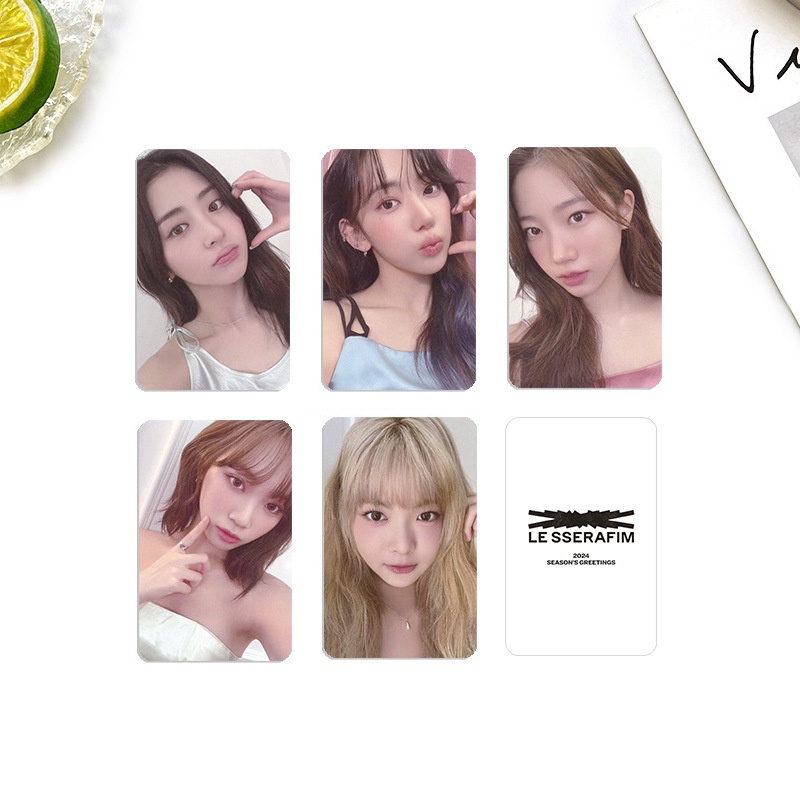 5pcs/set LE SSERAFIM 2023 PERFECT NIGHT Album Photocards Lomo Cards ...