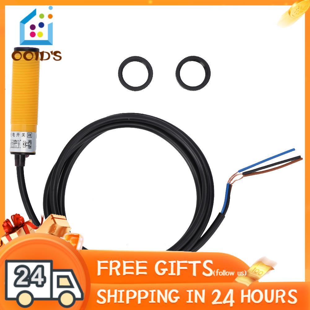 Ooidshop Berm Photoelectric Switch Proximity Sensor Dc 3 Wire Npn No