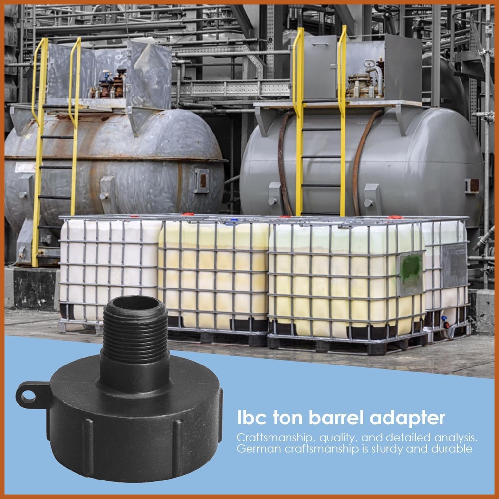 IBC Tote Tank Adapter IBC Ton Barrels Fittings Ton Barrel Adapter IBC ...