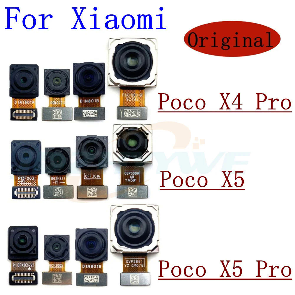 Origin Rear Front Camera For Xiaomi Poco X5 X4 Pro X5pro Frontal Selfie ...
