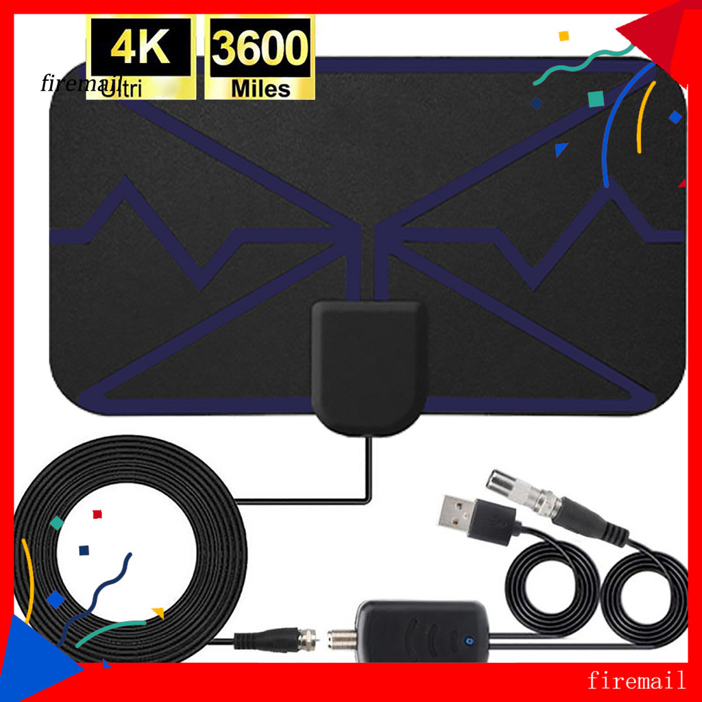 firemail TV Antenna High Resolution 360 Degree Signal-reception Plug ...